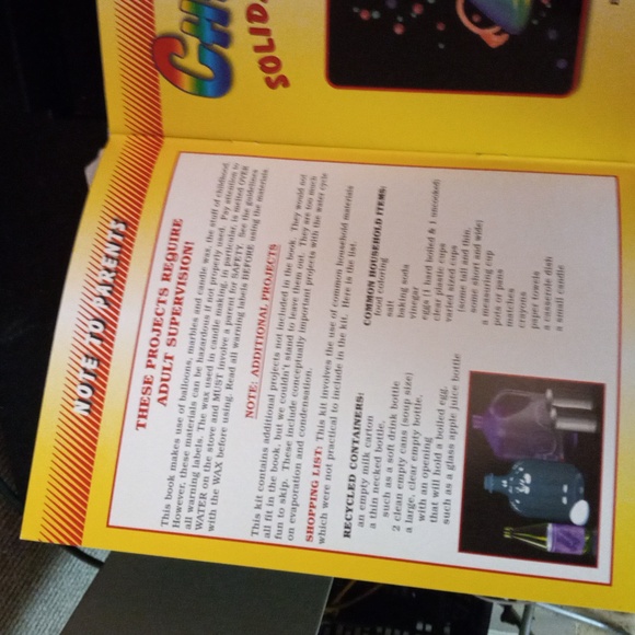 Science Wiz | Toys | Science Wiz Chemistry Kit Solids Liquids Gases 35 ...